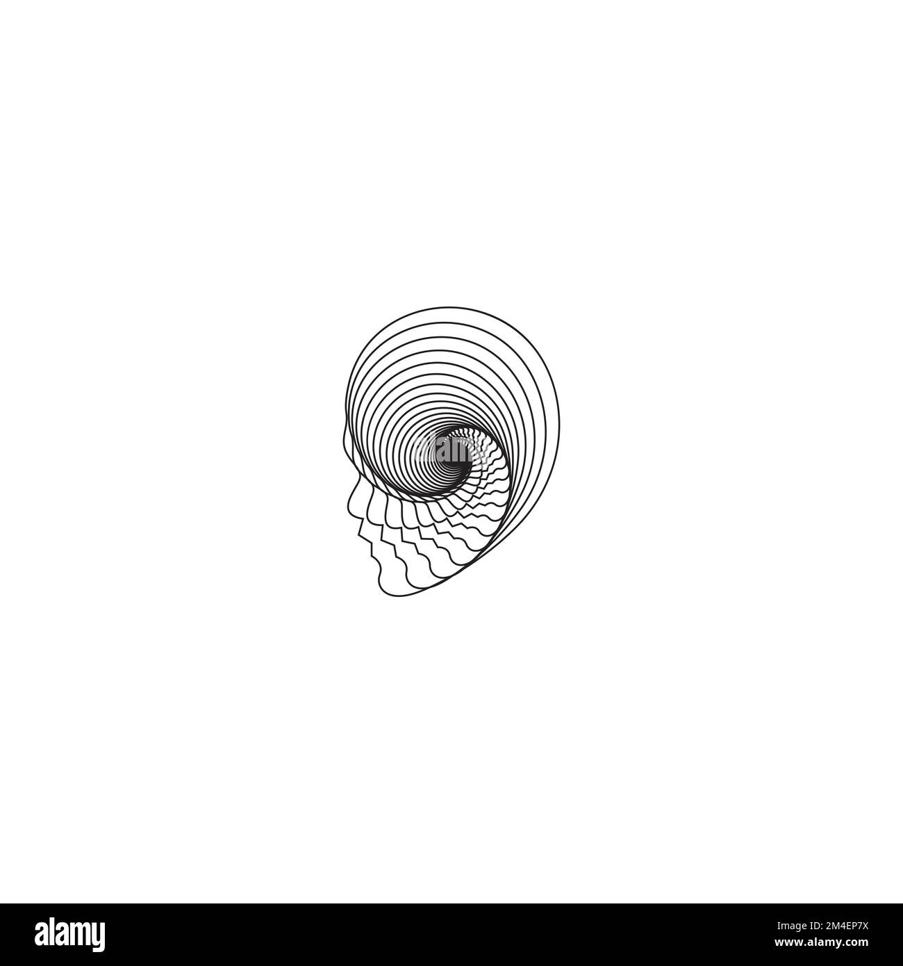 Human Face line art Logo Designs Stock Vector Image & Art - Alamy