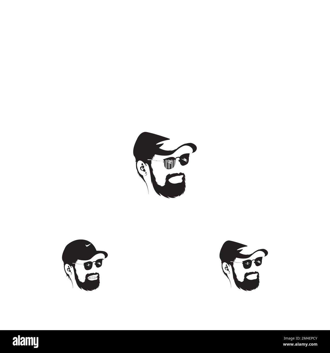 Human Face Inspired Logo Designs Stock Vector Image & Art - Alamy