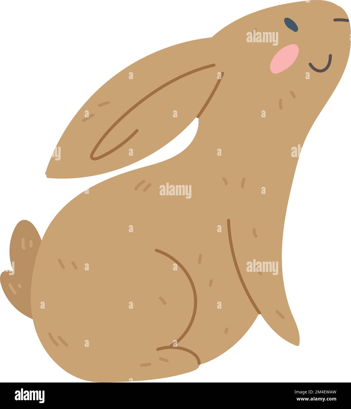 Isolated cute rabbit sketch doodle Vector Stock Vector Image & Art - Alamy