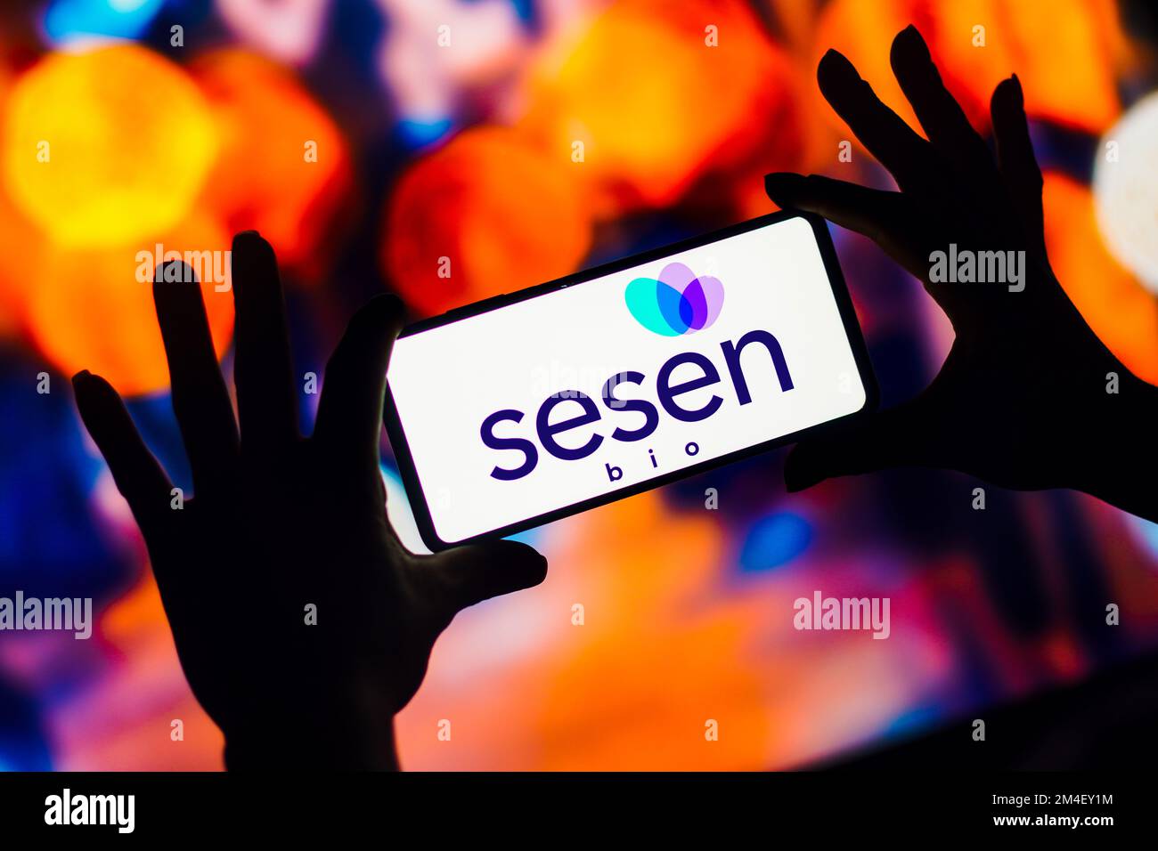 Brazil. 20th Dec, 2022. In this photo illustration, the Sesen Bio logo ...