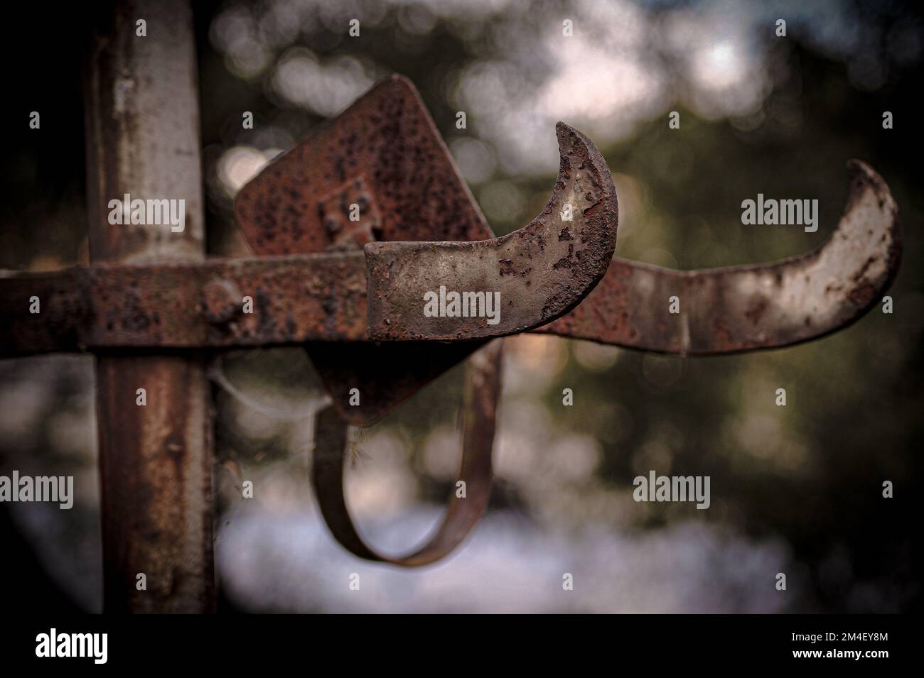 Fence hook outdoors hi-res stock photography and images - Alamy