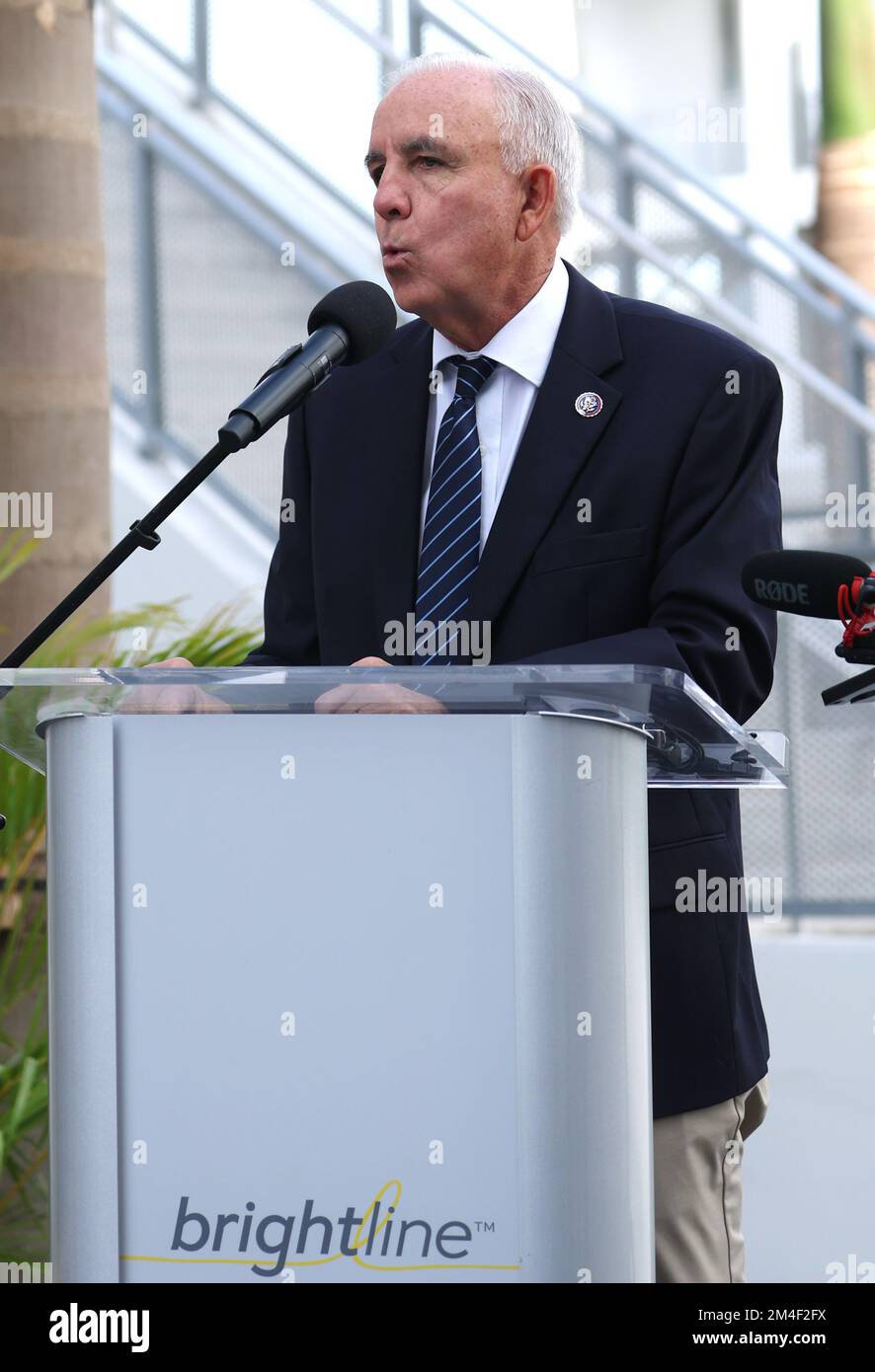 Mimai, FL, USA. 20th Dec, 2022. Congressman Carlos A. Gim nez at the ...