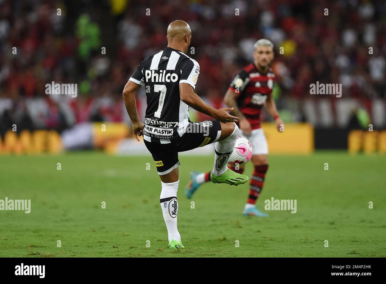 Rio de Janeiro, Brazil,October 25, 2022. Football player Carlos Sanchez ...