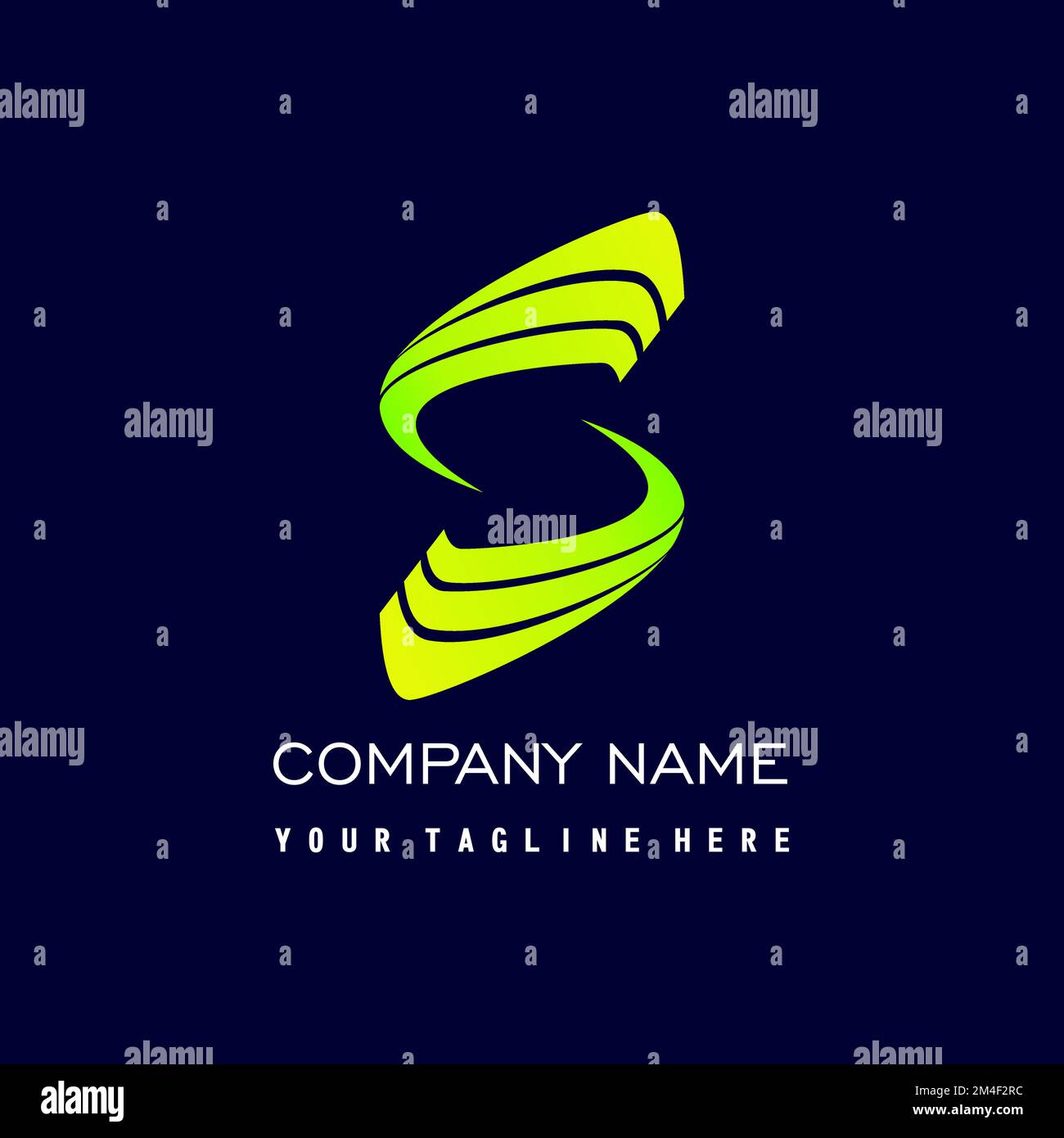 letter word S font in 3 lines and flip position Image graphic icon logo ...