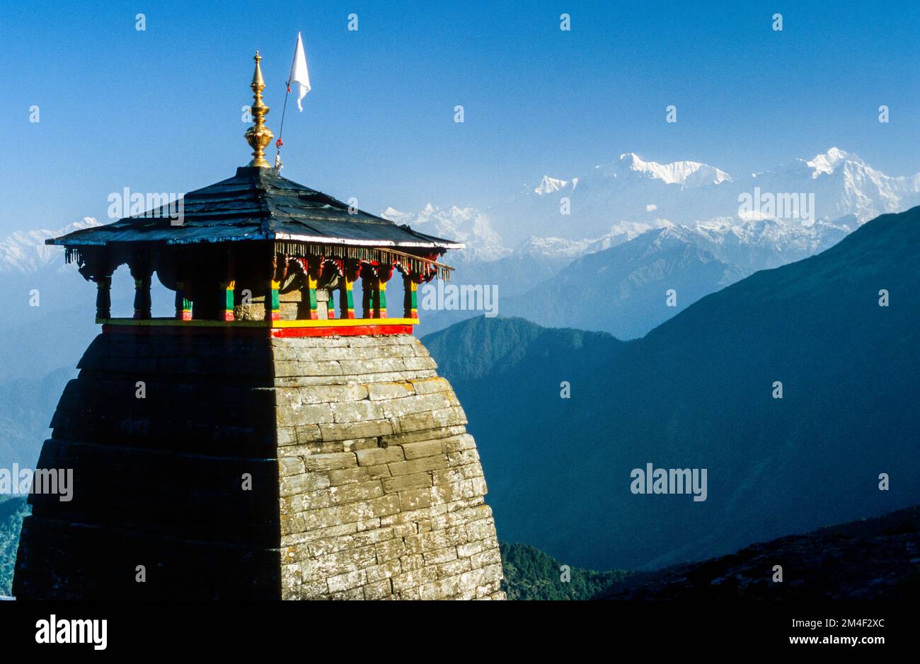 Tungnath Mandir, with 3.680m the highest Shiva-temple in Garwhal-Himal ...