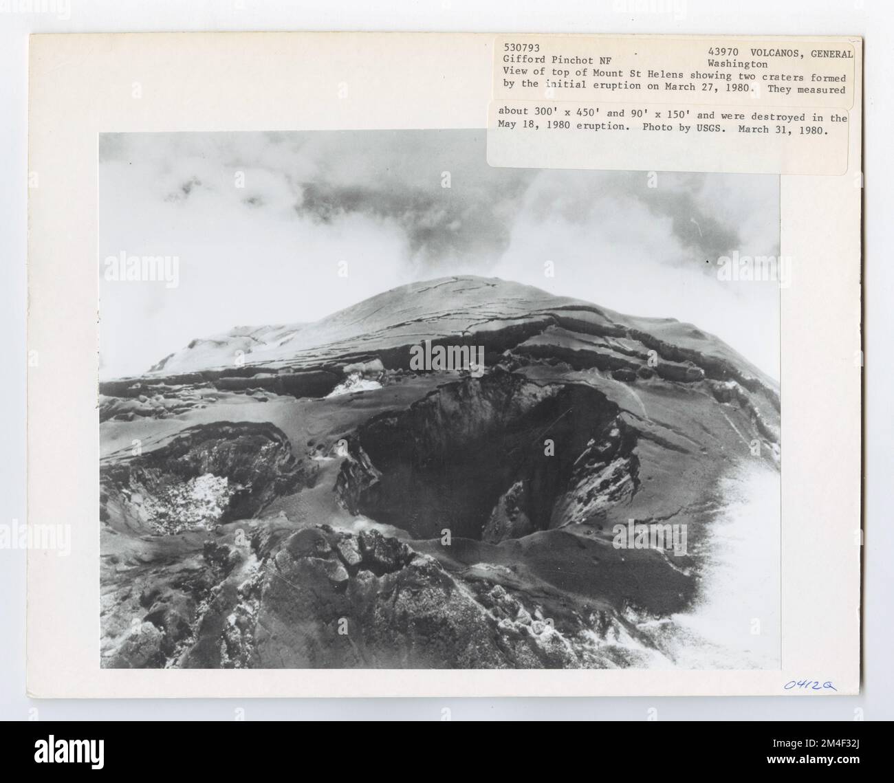 Volcanoes - Before Mount St. Helens Eruption - Washington. Photographs ...