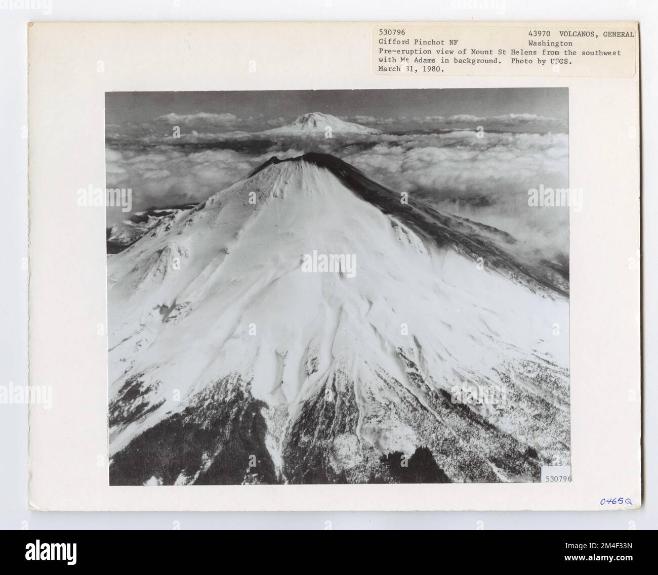 Volcanoes - Before Mount St. Helens Eruption - Washington. Photographs ...