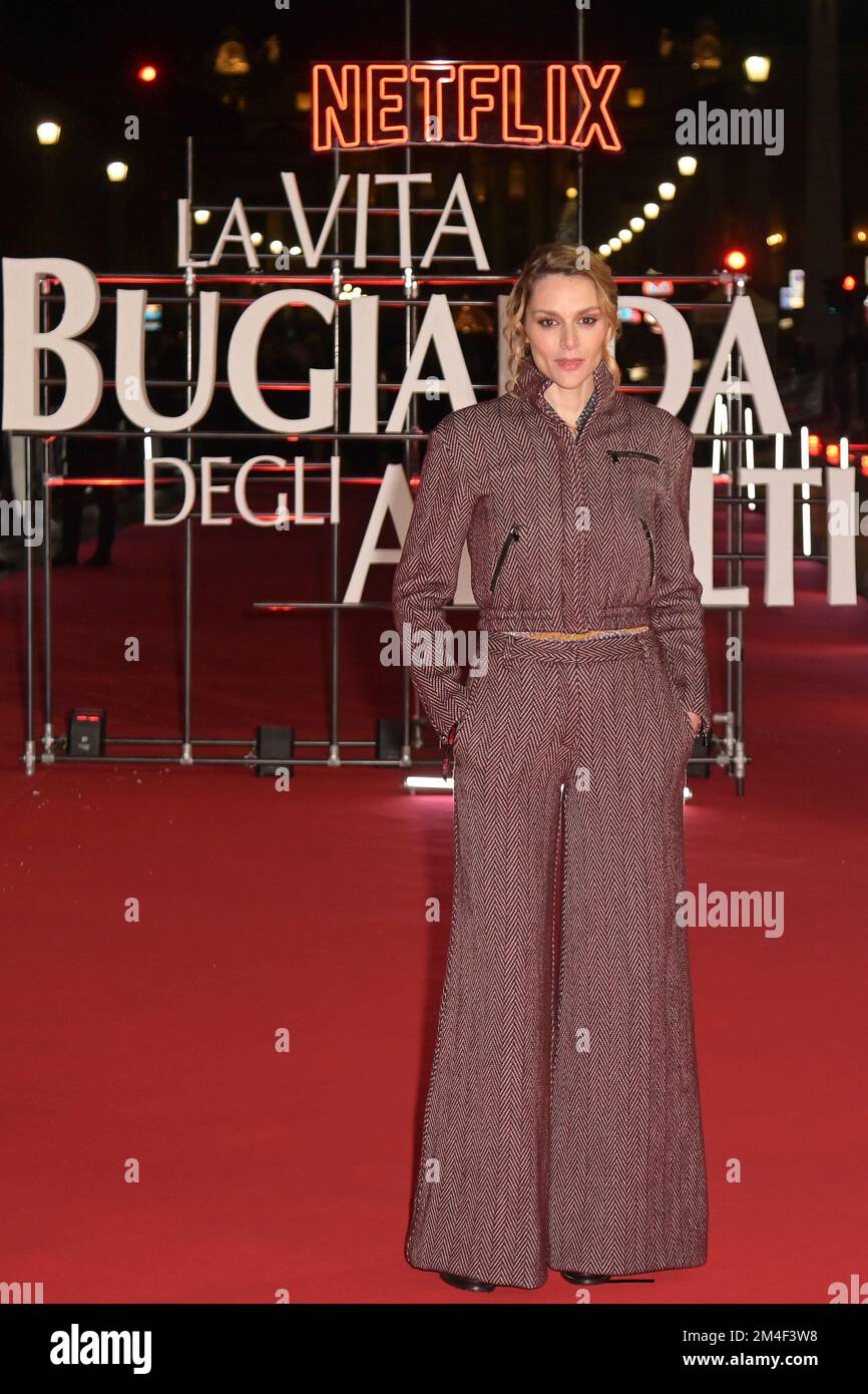 Rome, Italy. 20th Dec, 2022. Raffaella Rea attends the red carpet of ...