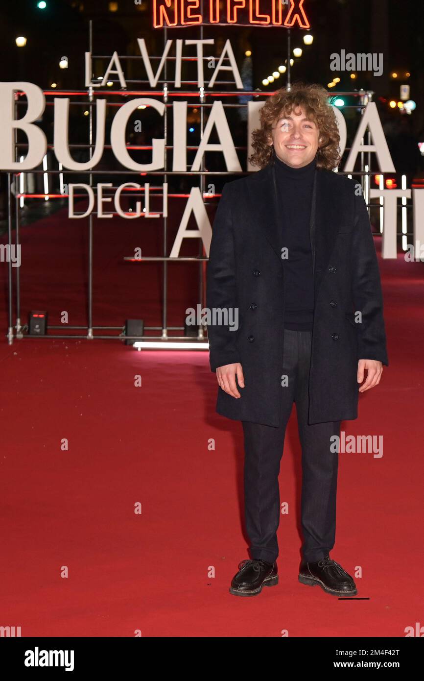 Rome, Italy. 20th Dec, 2022. Giovanni Buselli attends the red carpet of ...