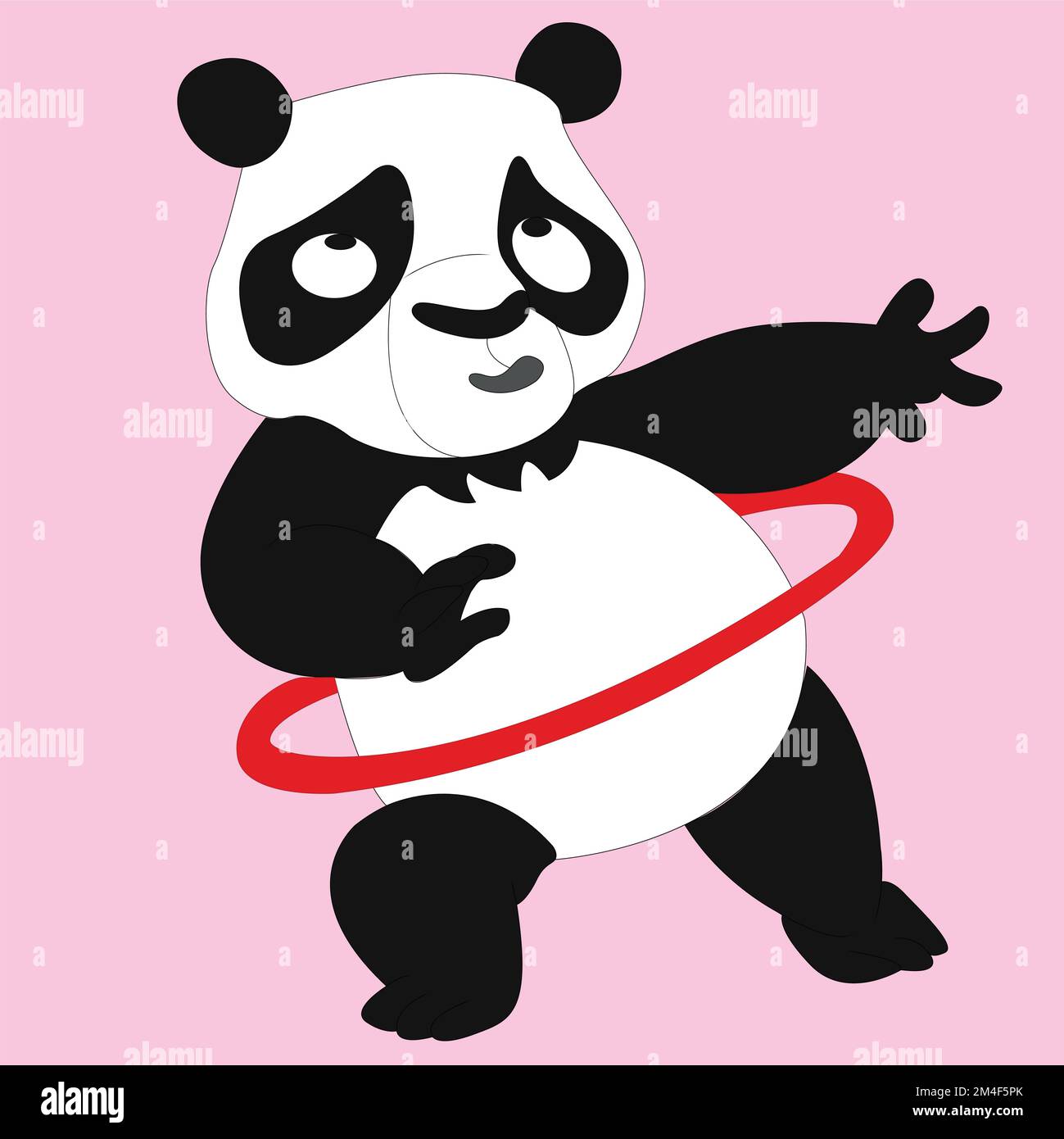 Panda gym illustration Stock Vector Image & Art - Alamy
