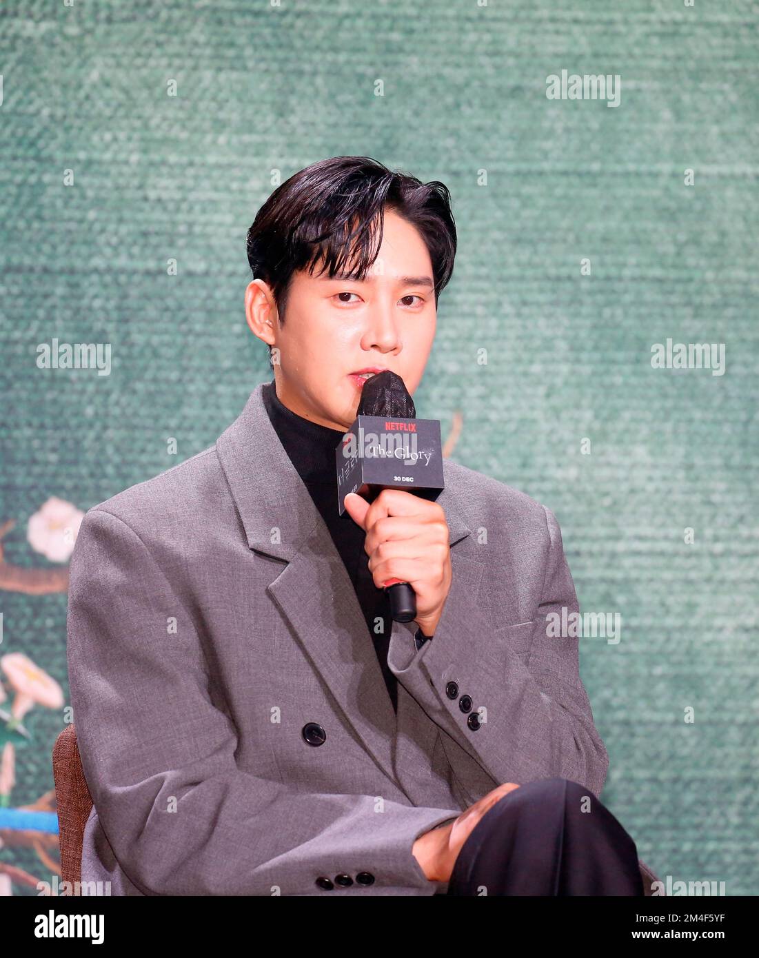 Park Sung-Hoon, Dec 20, 2022 : Actor Park Sung-Hoon attends a press conference for Netflix ...