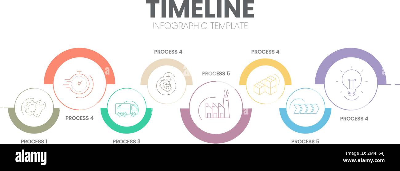 Business project timelines diagrams layout template for slide ...