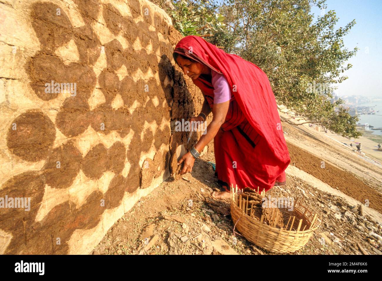 Dryed cowdung is valuable fuel in all India. Espacially in Varanasi ...