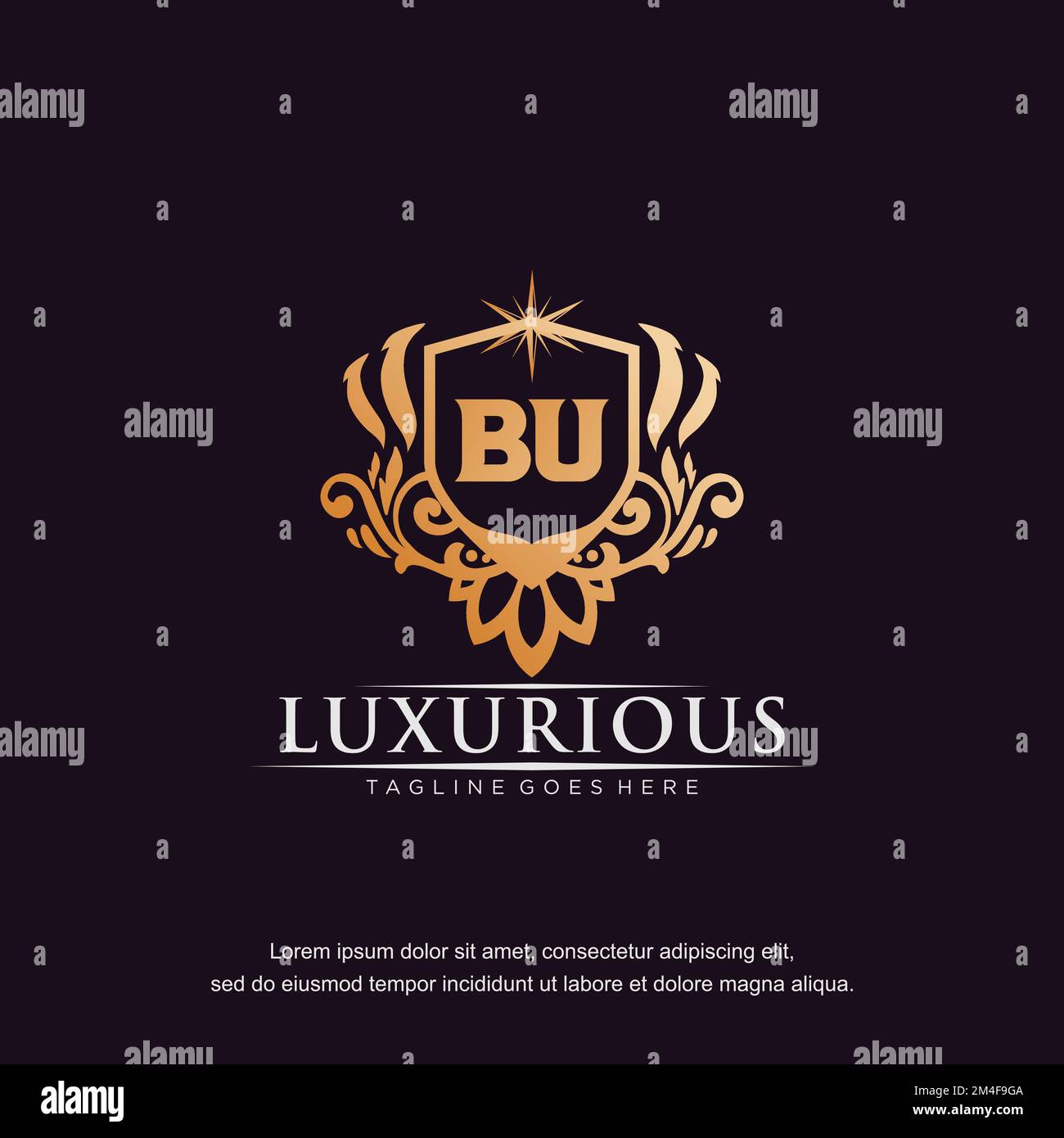 Letter bu logo hi-res stock photography and images - Alamy