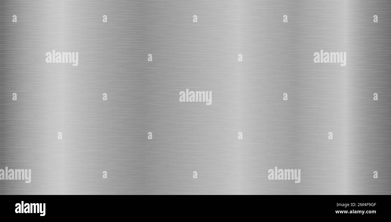 Silver foil background. Metal textured shiny gradient. Stainless glossy ...