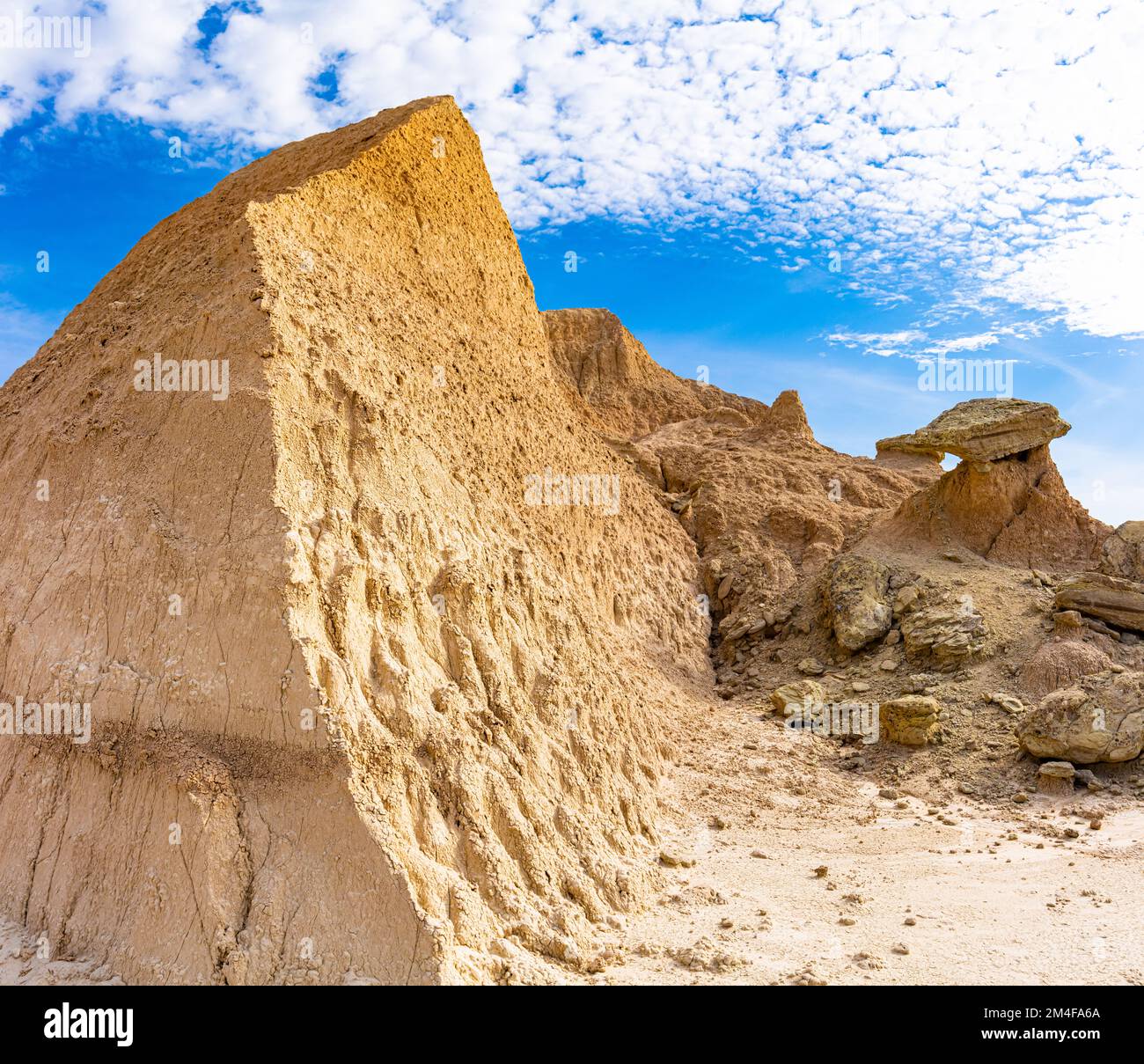 Eroded Peaks on The Castle Trail, Badlands National Park, South Dakota ...
