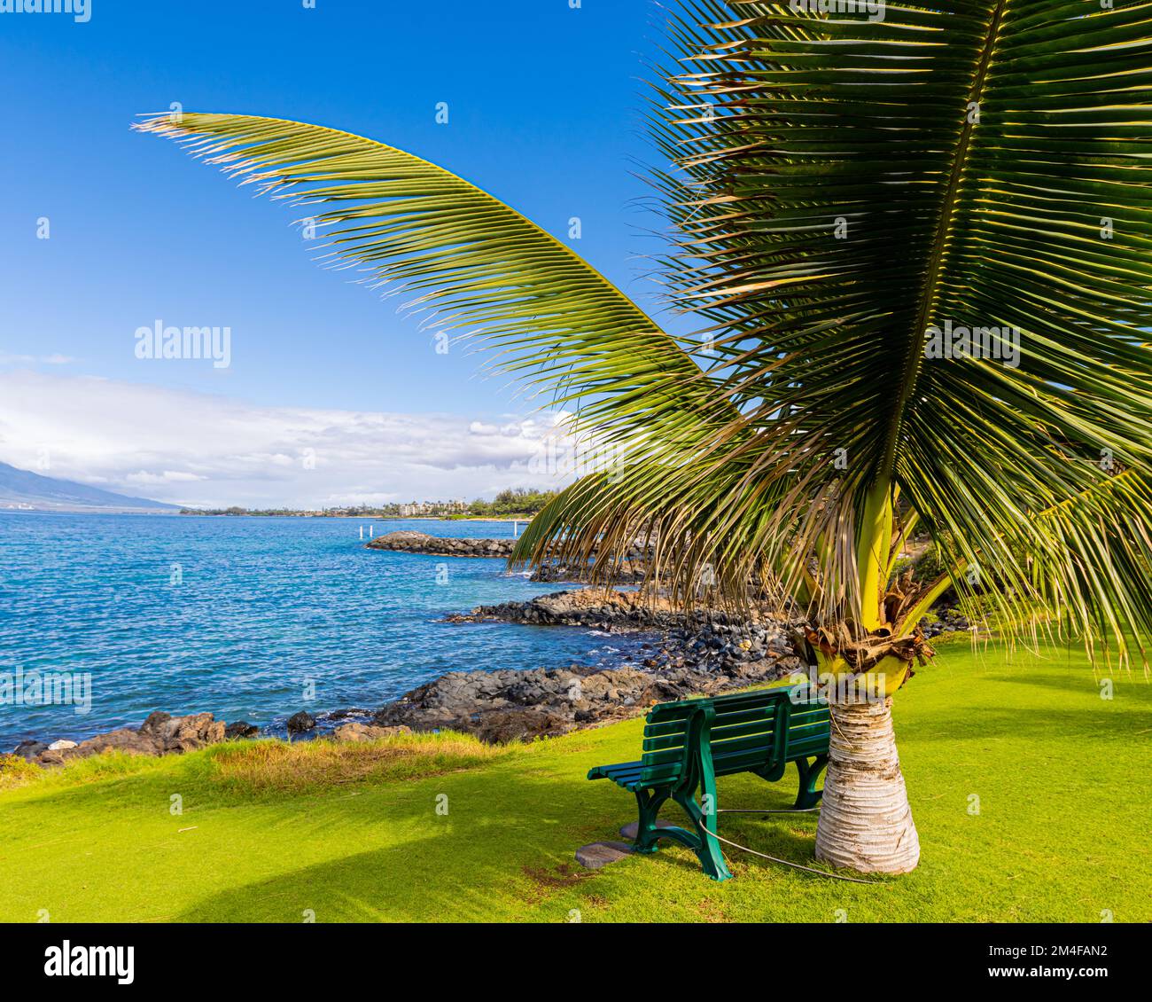 Waves Washing Over Lava Boulders on Keawakapu Beach, Maui, Hawaii, USA ...