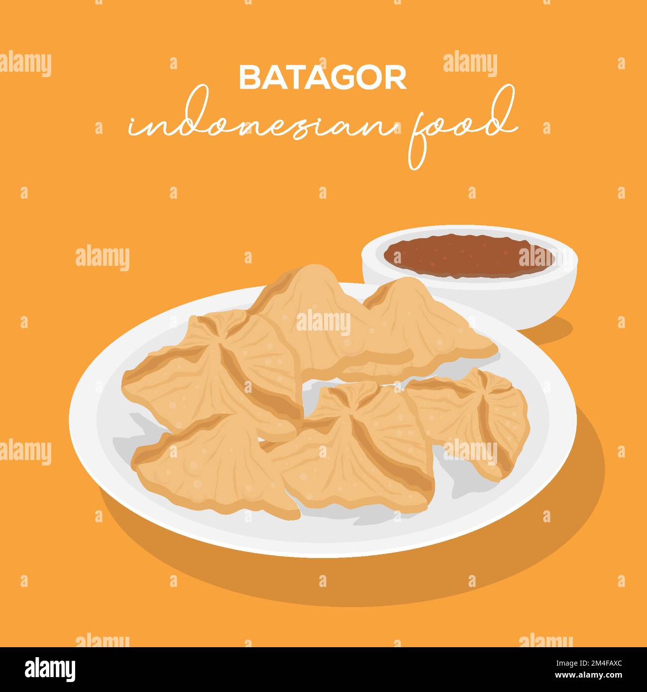 Indonesian food batagor food hi-res stock photography and images - Alamy