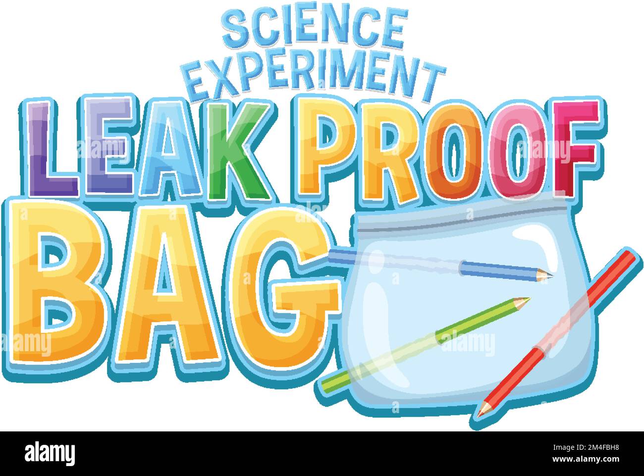Leak Proof Bag Science Experiment illustration Stock Vector Image & Art ...