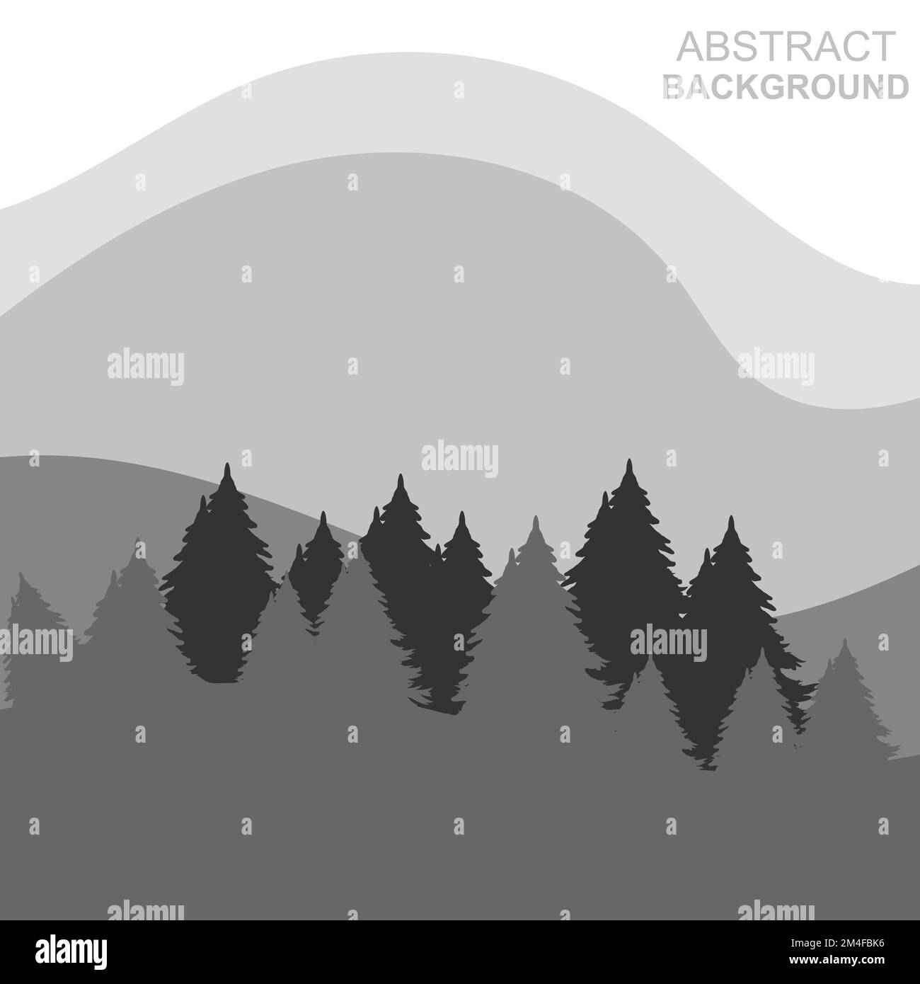 Abstract Forest Mountains Vector Illustration Background Design Stock ... Abstract Forest Mountains Vector Illustration Background Design Stock ...