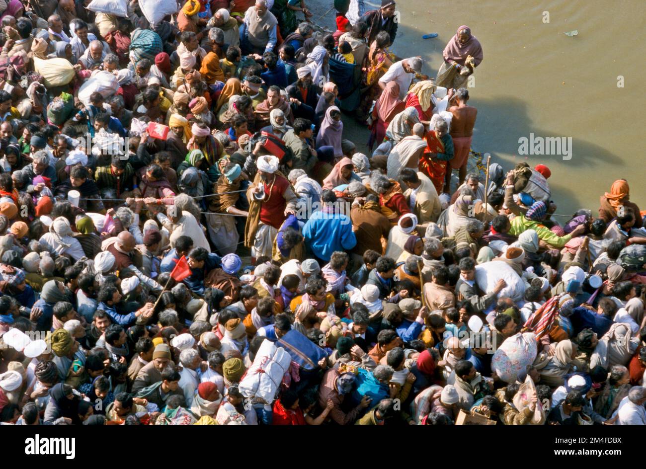 Millions waiting to take Maha Snan, the spiritually cleaning dip in the ...