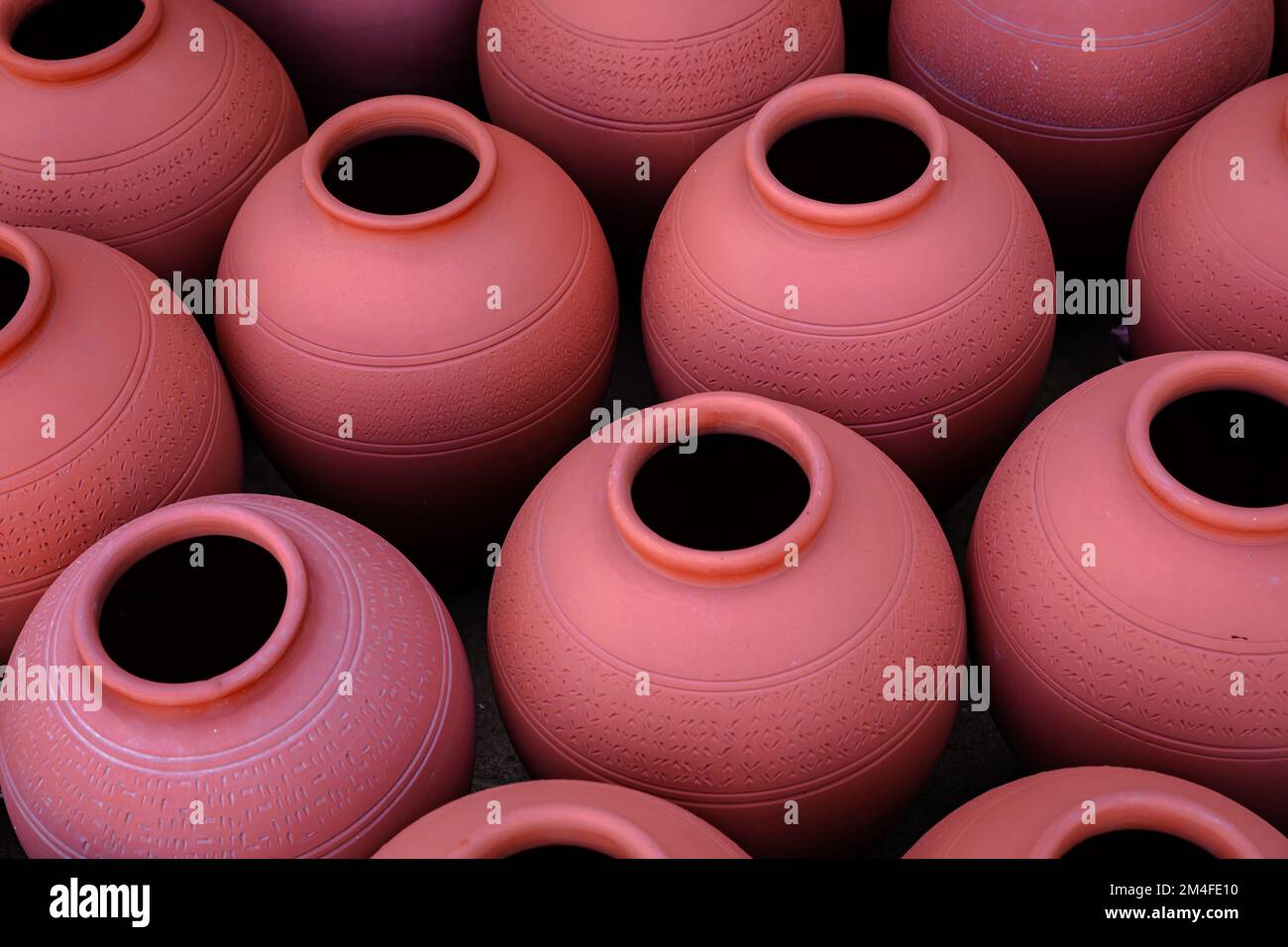 Omani Souvenirs. Hand Made Pottery in Nizwa Market. Clay Jars at the ...