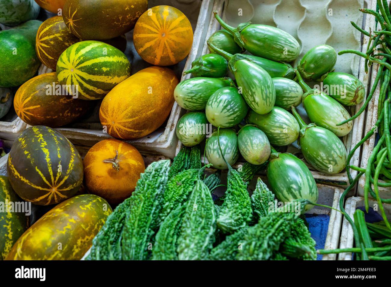 Vegetables at Traditional Local Omani Market Stock Photo - Alamy