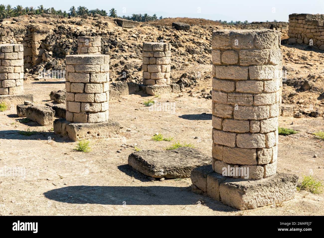 Ruins at Al-Baleed Archaeological Park, Frankincense Land Museum ...