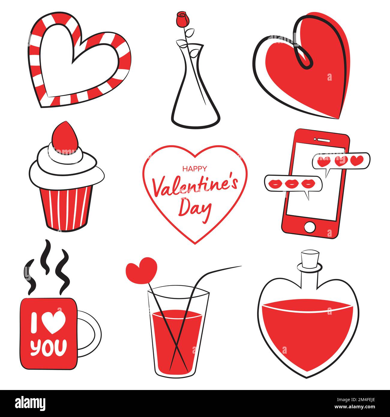 Elixir of love Stock Vector Images - Alamy