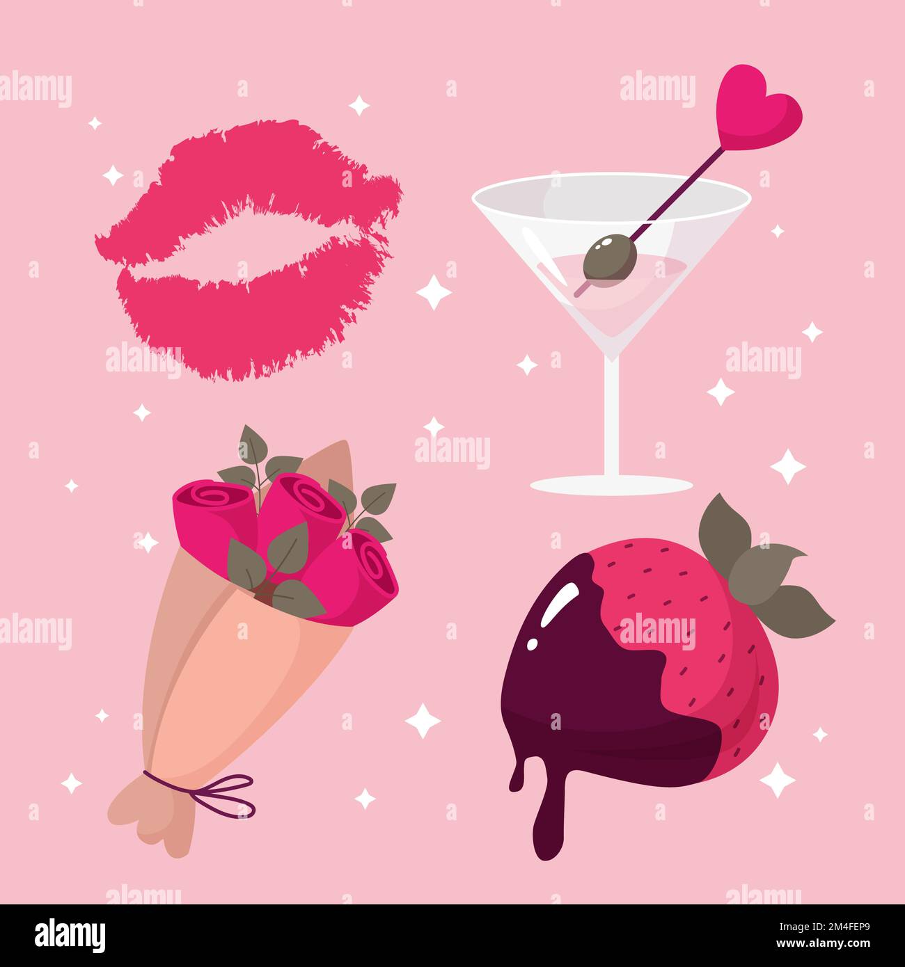 Print advertising martini Stock Vector Images - Alamy