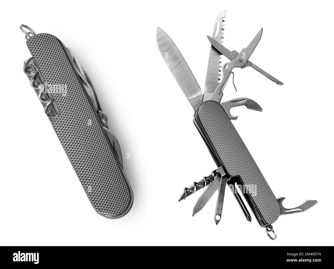 The Knife multi-tool, isolated on white background Stock Photo - Alamy