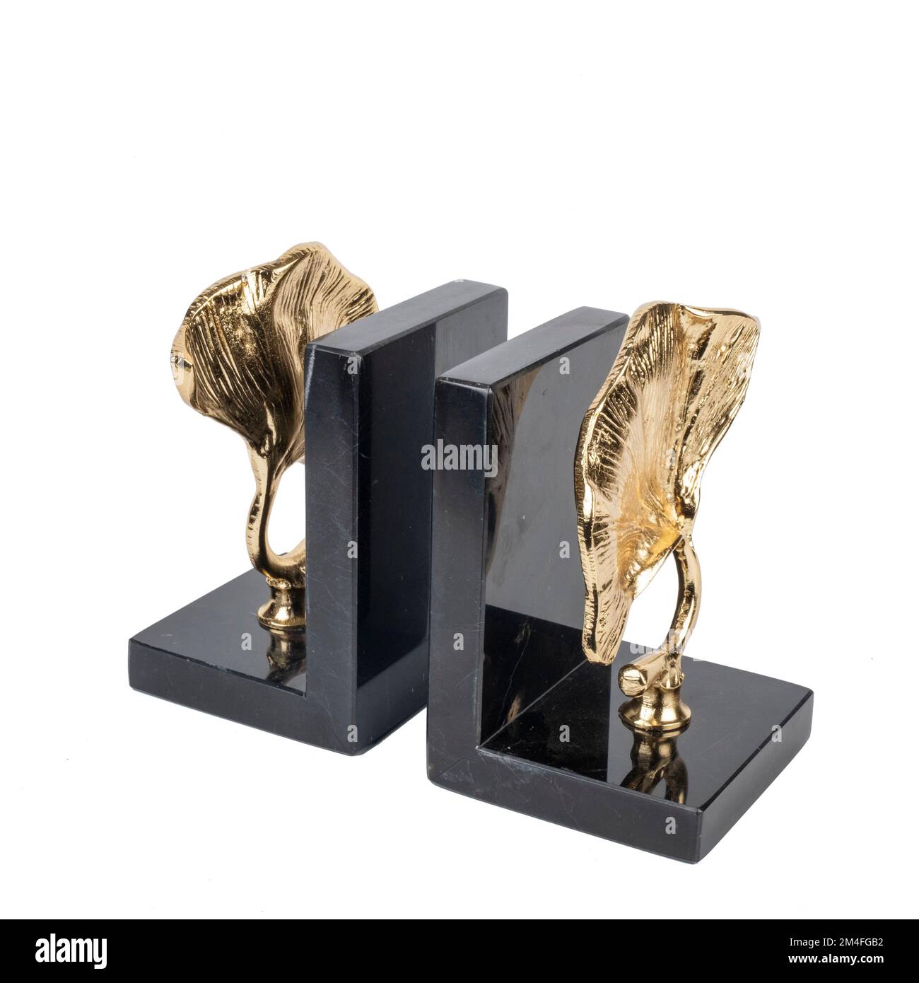 decorative book holders isolated on white Stock Photo - Alamy