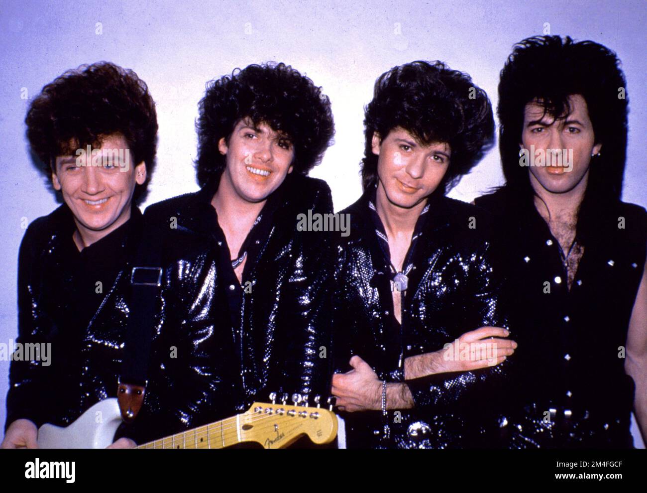 The Romantics backstage portraits on "Solid Gold" in 1983 Credit: Ron ...