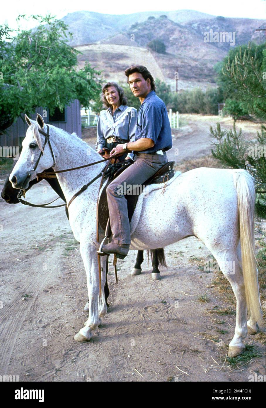 Patrick Swayze at the Taping of "Superstars & Their Moms" at Patrick ...