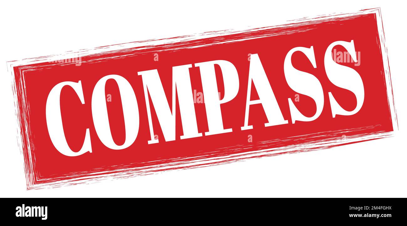 Compass text Cut Out Stock Images & Pictures - Alamy