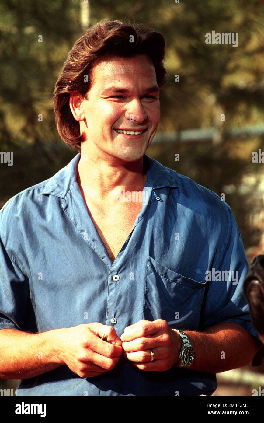 Patrick Swayze at the Taping of "Superstars & Their Moms" at Patrick ...