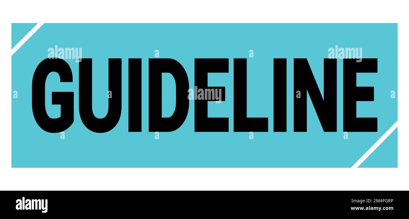 Guideline stamp hi-res stock photography and images - Alamy