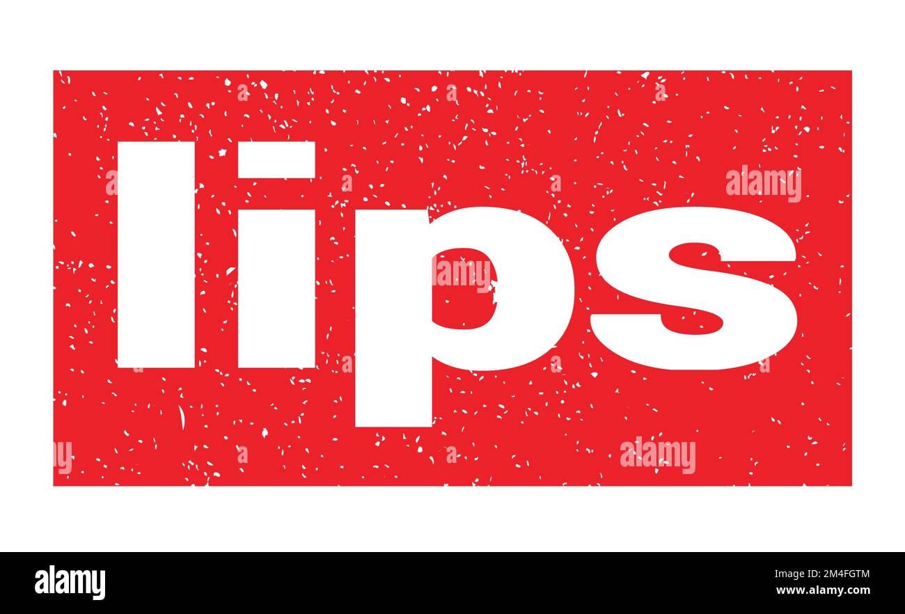 Red lips logo hi-res stock photography and images - Alamy