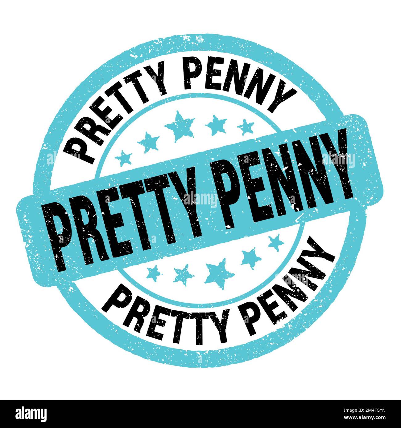 Black penny stamp Cut Out Stock Images & Pictures - Alamy
