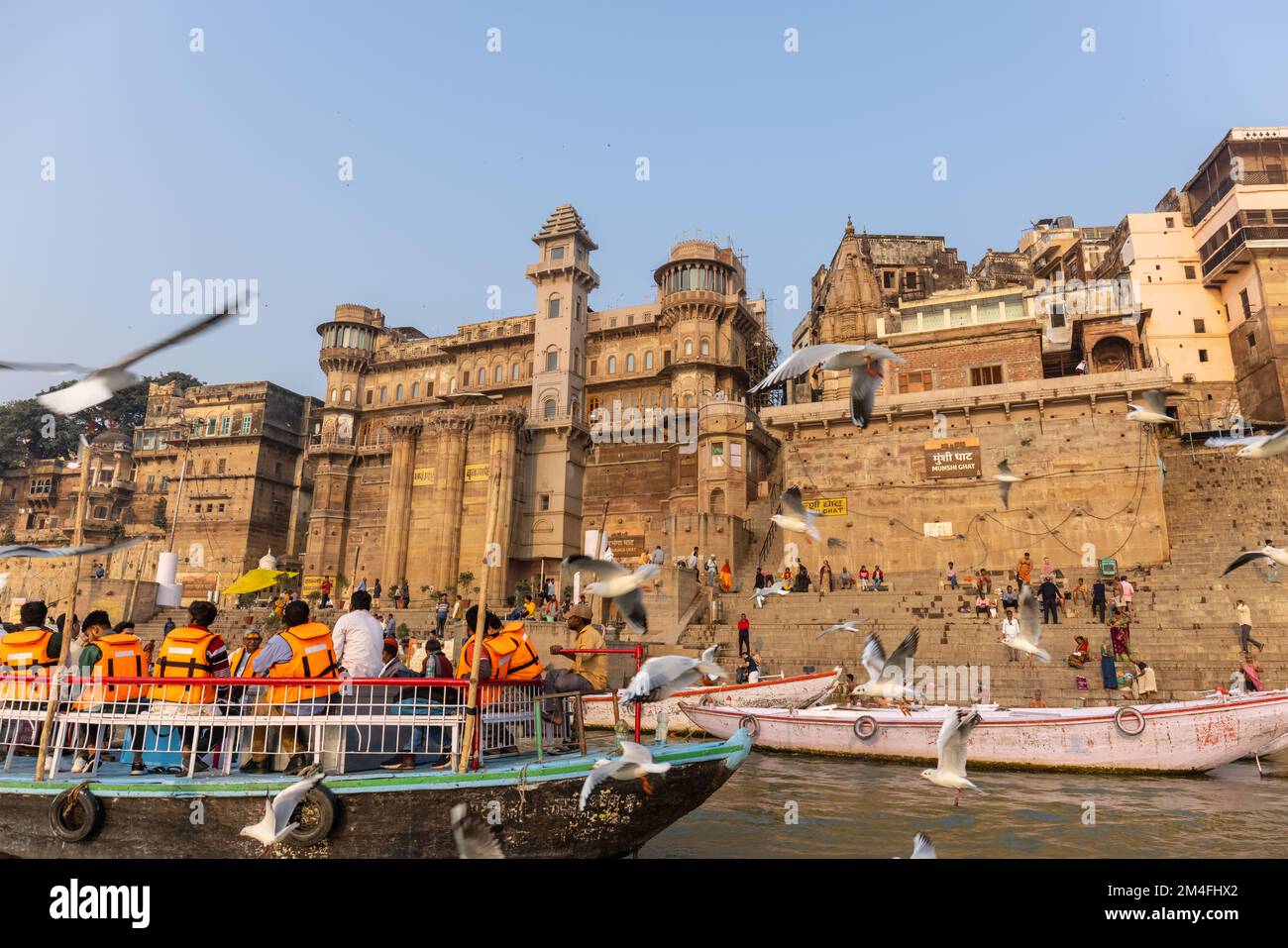 Varanasi, Uttar Pradesh, India - November 2022: Historic Varanasi city ...