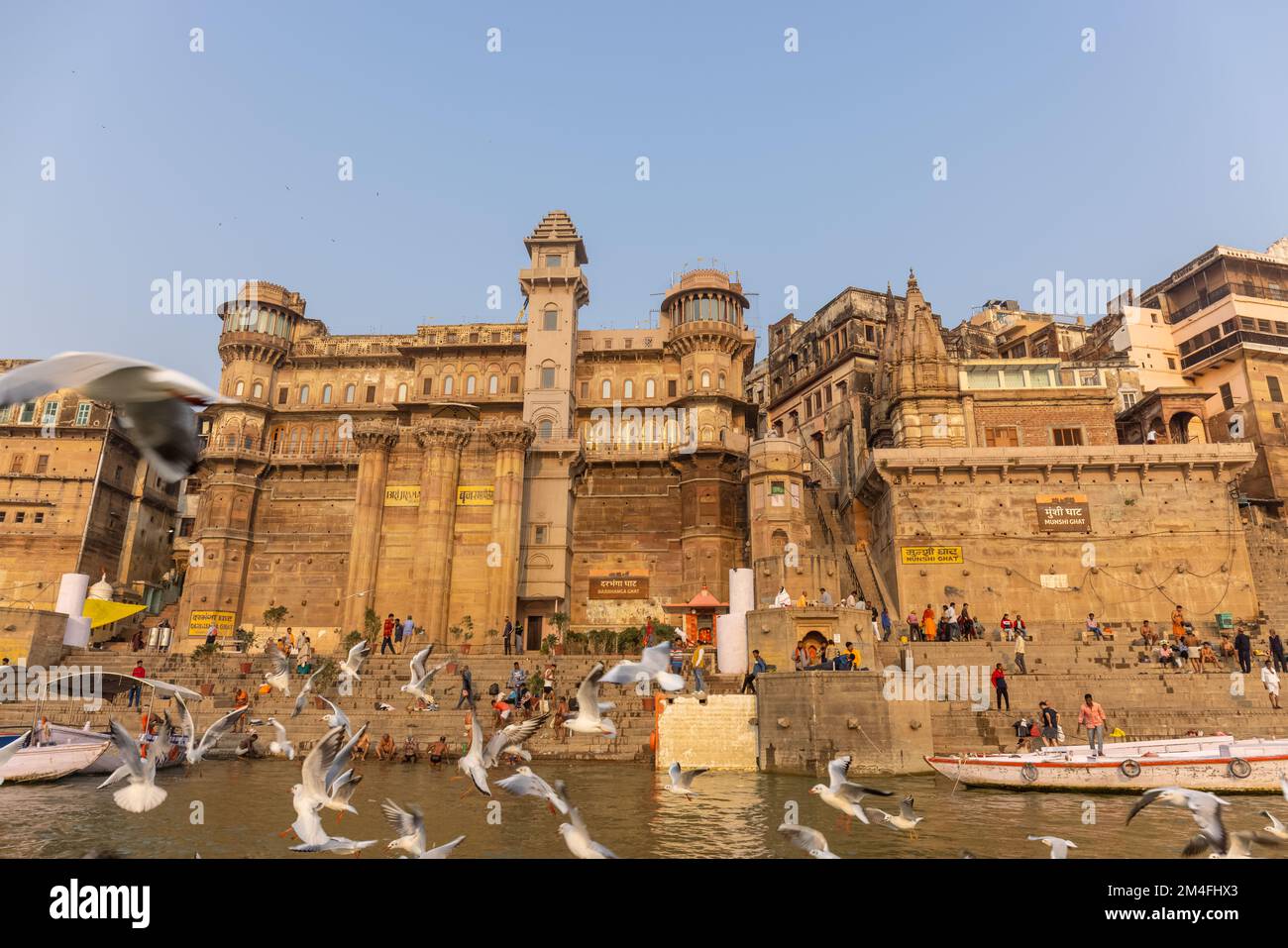 Varanasi, Uttar Pradesh, India - November 2022: Historic Varanasi city ...