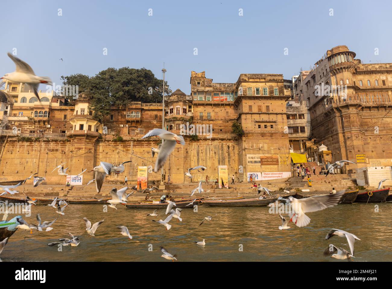Varanasi, Uttar Pradesh, India - November 2022: Historic Varanasi city ...