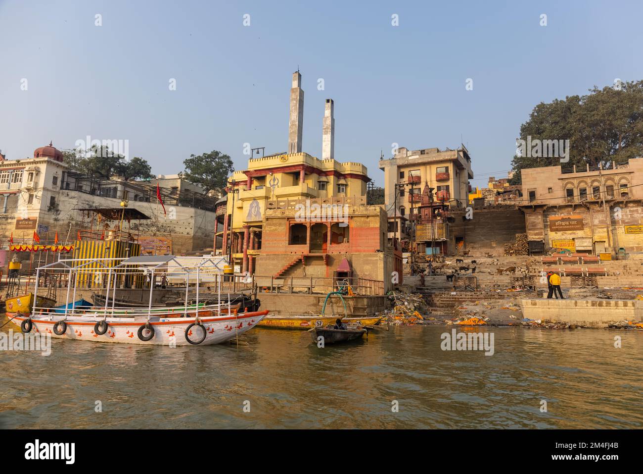 Varanasi, Uttar Pradesh, India - November 2022: Historic Varanasi city ...