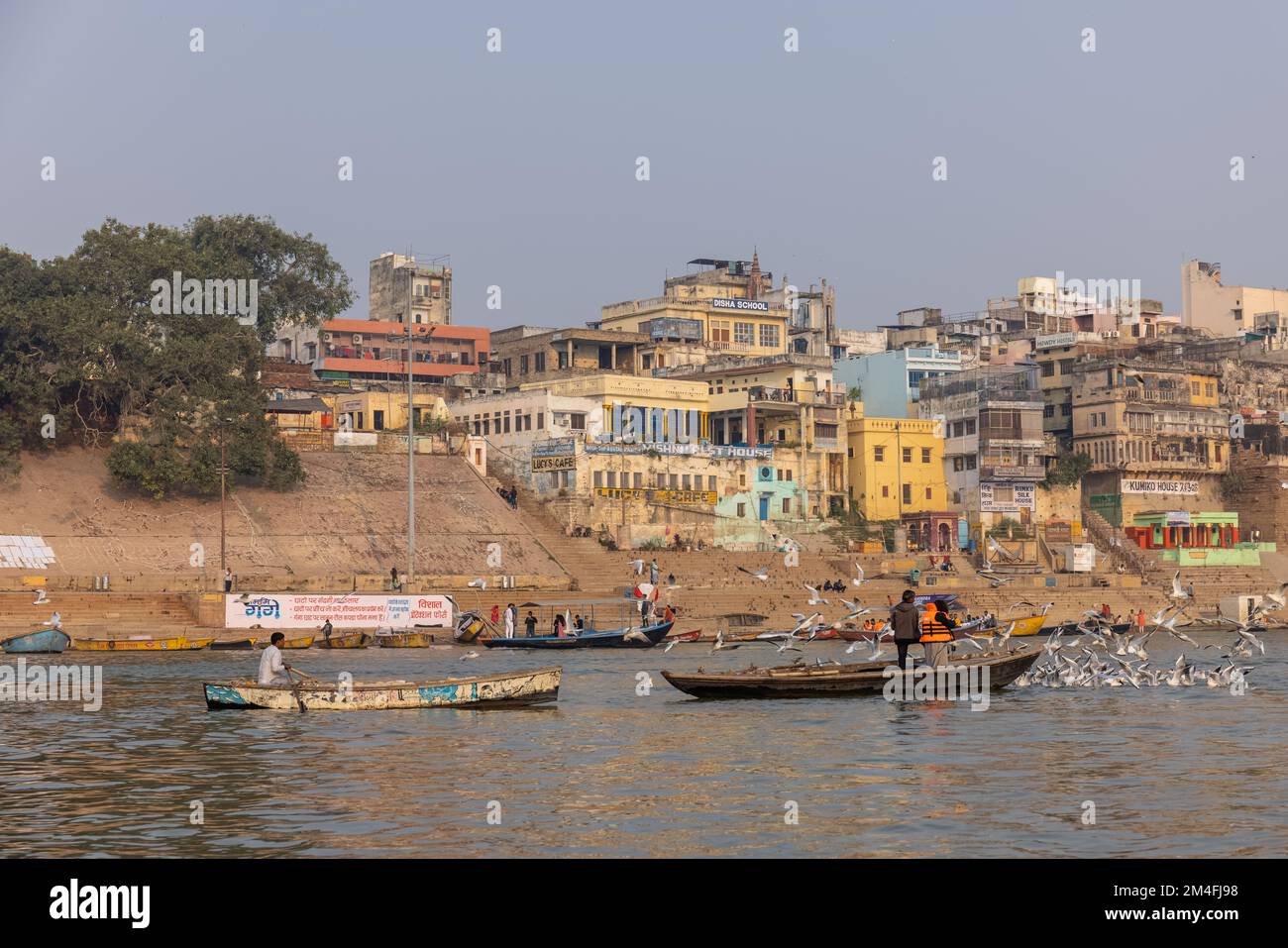 Varanasi, Uttar Pradesh, India - November 2022: Historic Varanasi city ...