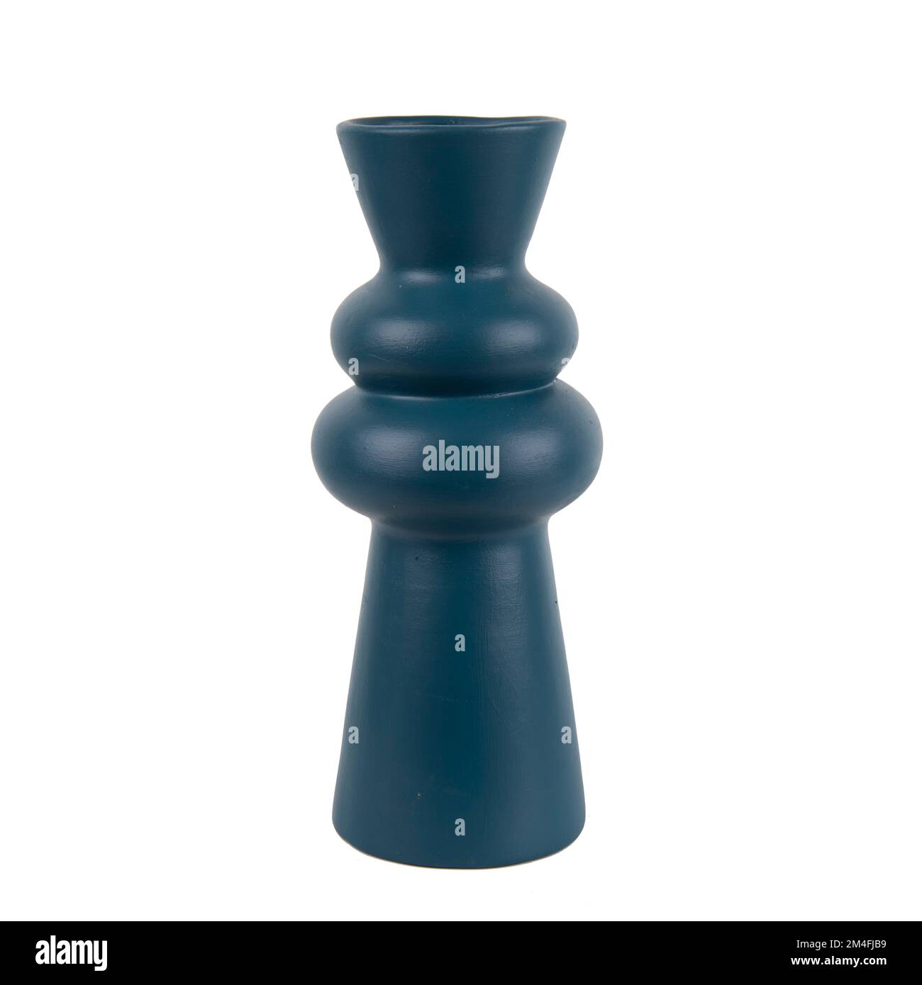 modern design decorative ceramic vase isolated on white background ...