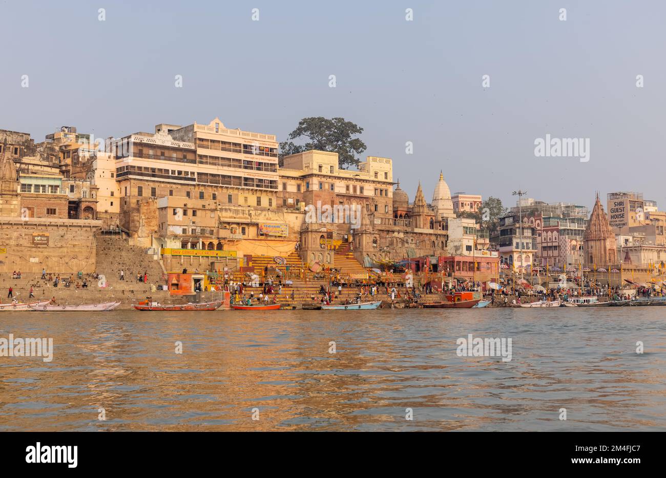 Varanasi, Uttar Pradesh, India - November 2022: Historic Varanasi city ...