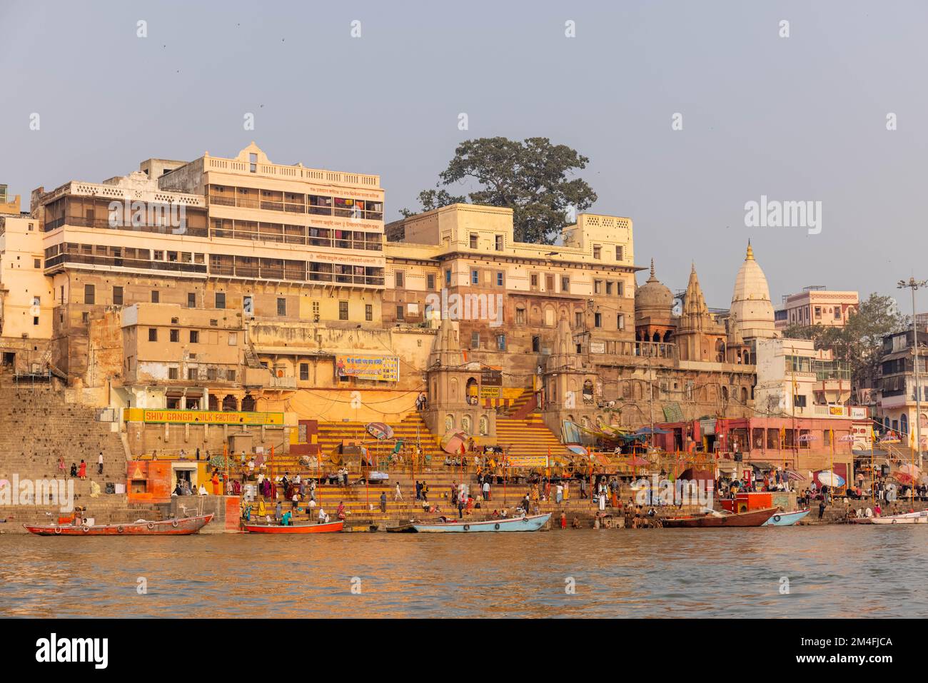 Varanasi, Uttar Pradesh, India - November 2022: Historic Varanasi city ...