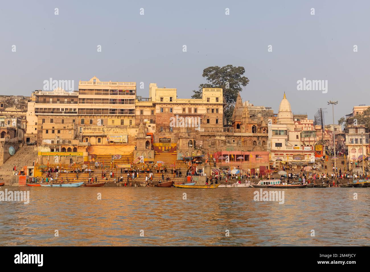 Varanasi, Uttar Pradesh, India - November 2022: Historic Varanasi city ...