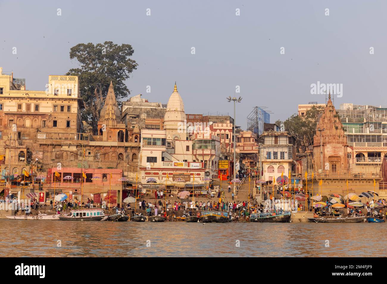Varanasi, Uttar Pradesh, India - November 2022: Historic Varanasi city ...