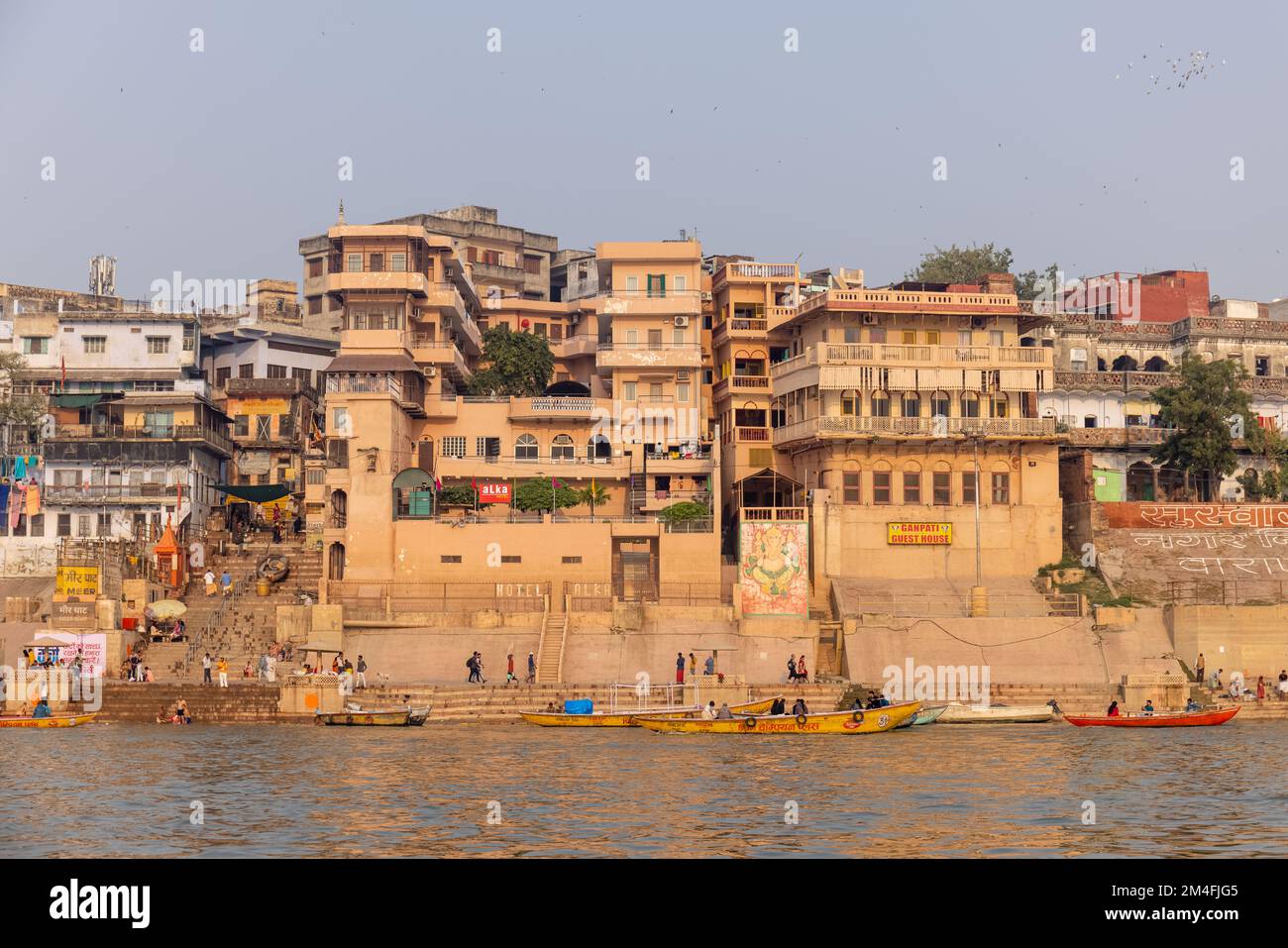 Varanasi, Uttar Pradesh, India - November 2022: Historic Varanasi city ...